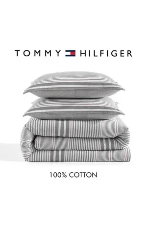 Tommy Hilfiger Danbury Stripe Cotton Percale Comforter & Shams Set