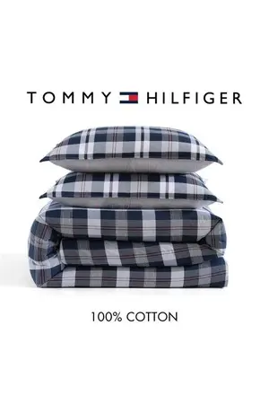 Tommy Hilfiger Dream Madras Cotton Percale Comforter & Shams Set