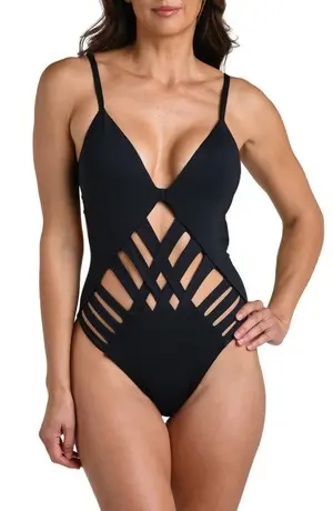 La Blanca Cut Out Swimsuits