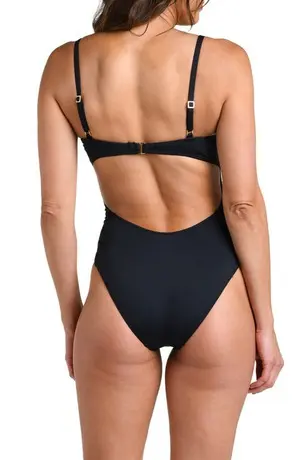 La Blanca Island Goddess Cutout Monokini One-piece Swimsuit