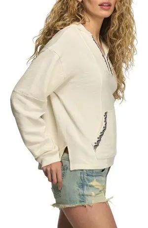 Lucky Brand Embroidered Baja Hoodie