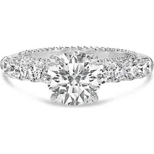 HAUS OF BRILLIANCE 14k Gold 3 1/5 Cttw Lab Grown Diamond Ring - White