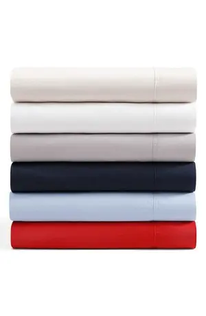 Tommy Hilfiger Cotton Percale Sheet Set - Grey