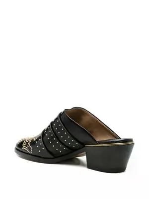 Chloé Susanna Studded Mules - Black