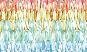 Longchamp Surfboard Silk Square Scarf - Rainbow Multi