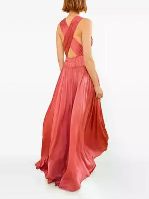 Ulla Johnson Boheme Silk Maxi Dress - Pink