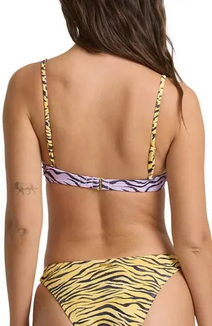 BILLABONG Pretty Wild Reese Underwire Bikini Top - Pink Sunset