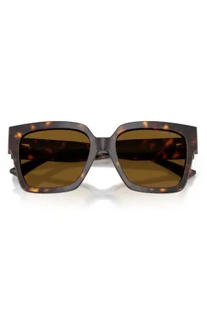 JIMMY CHOO 54mm Polarized Square Sunglasses