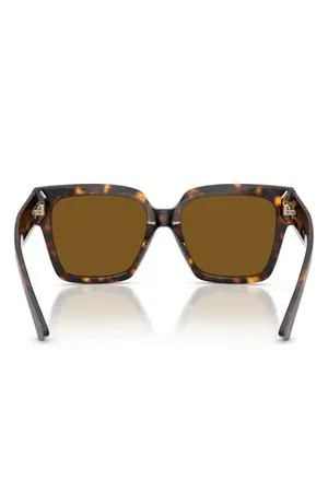 JIMMY CHOO 54mm Polarized Square Sunglasses
