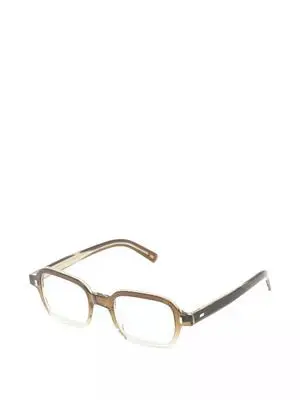 L.g.r Marrakech Geometric-frame Eyeglasses - Brown
