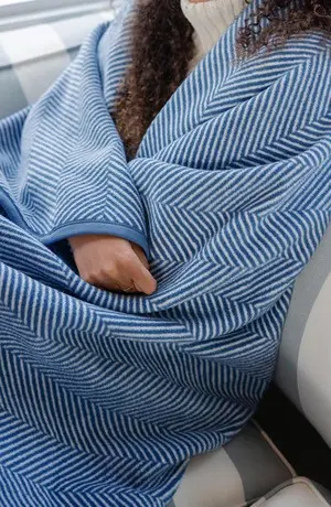 CHAPPYWRAP Harborview Herringbone Throw Blanket