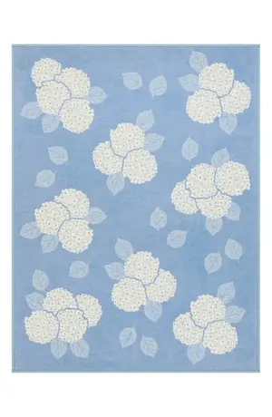 CHAPPYWRAP Hydrangeas Bell Throw Blanket
