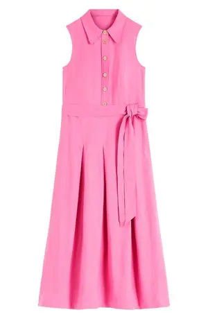 Boden Belinda Linen Shirt Dress