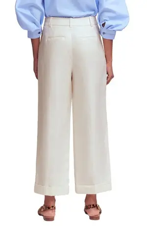 Boden Chiswick Crop Linen Trousers
