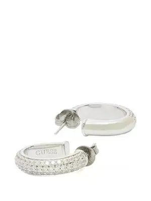 Guess Essenza Embellished Hoop Earrings