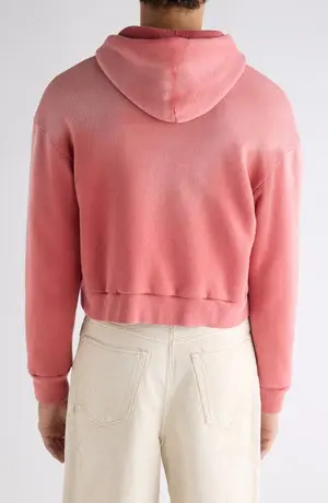 Acne Studios Feida U Sunkissed Crop Zip-up Hoodie
