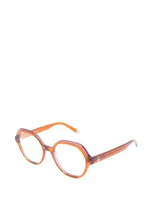 BENETTON Geometric Frame Eyeglasses