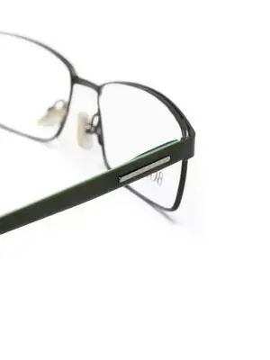 BOSS Rectangle-frame Eyeglasses - Green