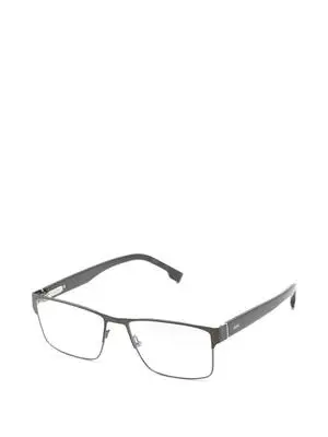 BOSS Rectangle-frame Eyeglasses - Grey