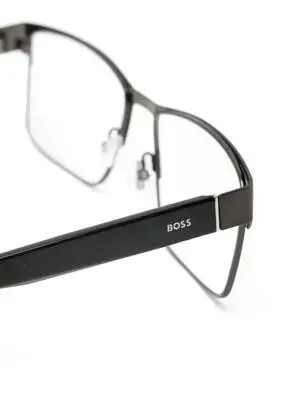 BOSS Rectangle-frame Eyeglasses - Grey