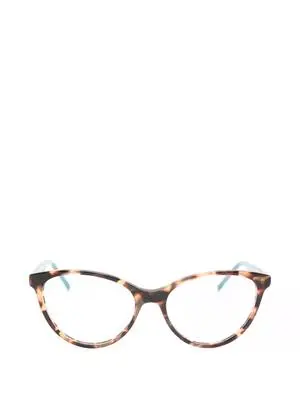 BENETTON Tortoiseshell Cat-eye Glasses - Brown