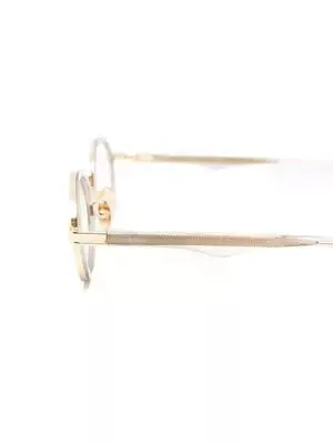 L.g.r Karnak Round-frame Glasses - Gold