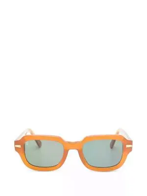 KYME Teo Geometric-frame Sunglasses - Orange