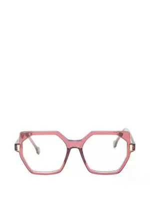 KYME Ines Geometric-frame Glasses - Pink