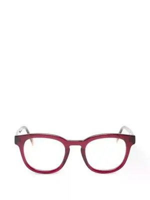 BENETTON Round-frame Glasses - Red