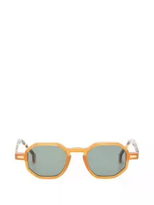 KYME Rio Geometric Sunglasses - Orange