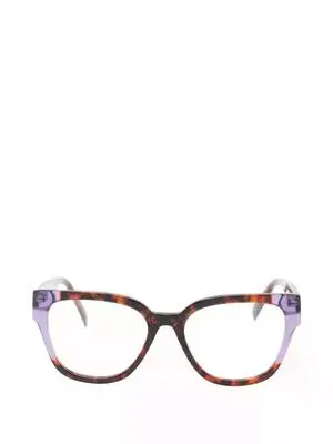 BENETTON Ivy Square-frame Glasses - Brown