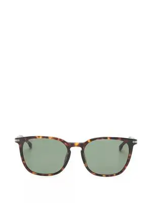 BOSS Tortoiseshell Square Frame Sunglasses