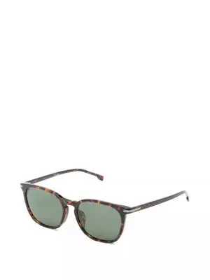 BOSS Tortoiseshell Square Frame Sunglasses