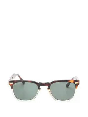 KYME Ethan Square-frame Sunglasses - Brown