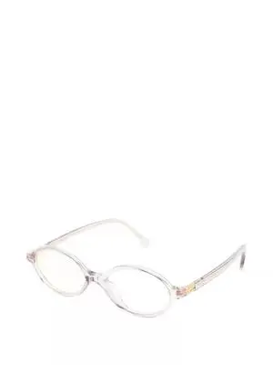 Miu Miu Oval-frame Eyeglasses - Grey