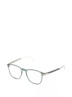 BOSS Square Frame Glasses - Green