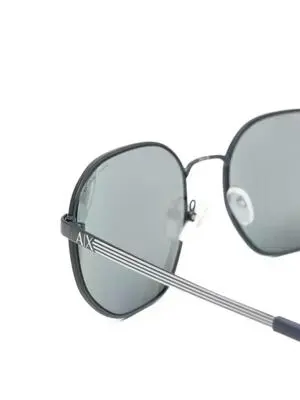 Armani Exchange Round-frame Sunglasses