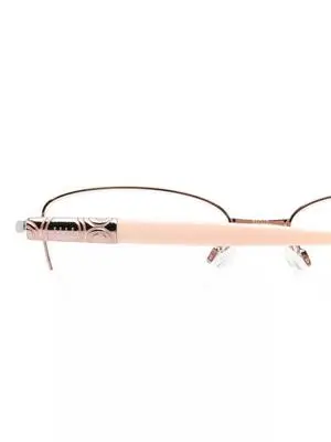 ELLE SUNGLASSES Half-rim Rectangle Eyeglasses