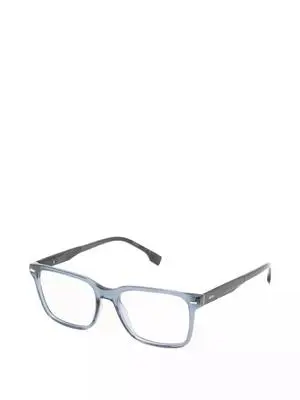 BOSS Rectangle-frame Eyeglasses - Blue