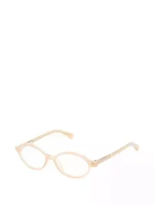 Jacquemus Oval-frame Glasses - Neutrals