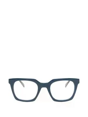 CHARLES STONE Geometric-frame Glasses - Blue