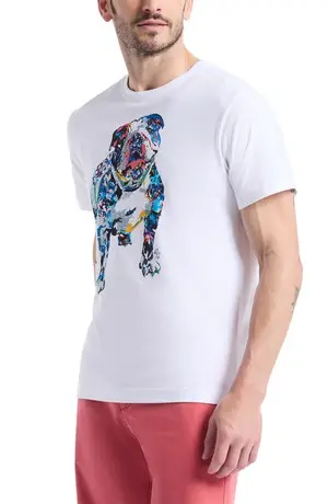 Robert Graham Collage Graham Cotton Graphic T-shirt