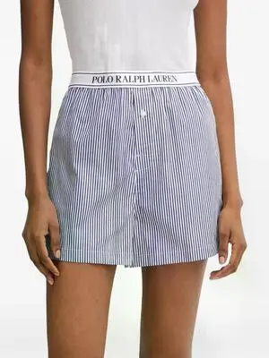 Polo Ralph Lauren Striped Pajama Shorts - Blue