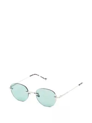KYME Harvey Rimless Round-frame Sunglasses