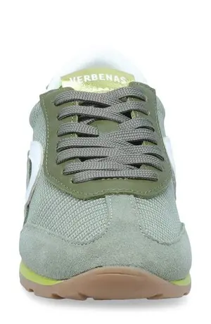 VERBENAS Jamaica Leather Sneakers - Moss