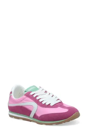 VERBENAS Jamaica Leather Sneakers - Strawberry