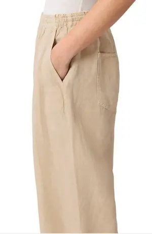 ALLSAINTS Jett Wide Leg Pull-on Pants - Sand Brown