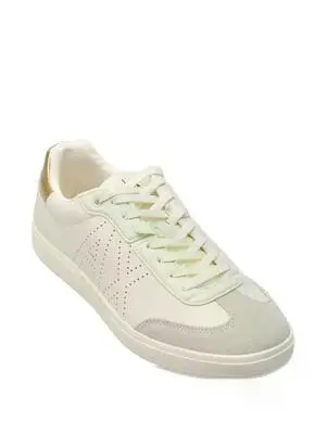 Armani Exchange Perforated Logo Sneakers - White