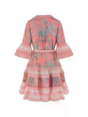 PEP'S Floral-print Ruffled Dress