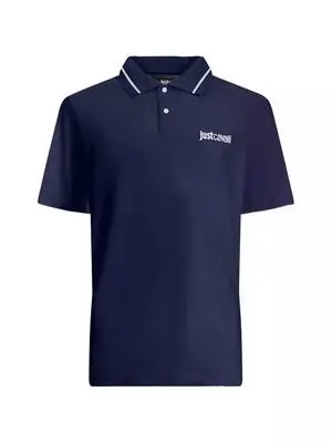 Just Cavalli Logo-print Tipped Polo Shirt